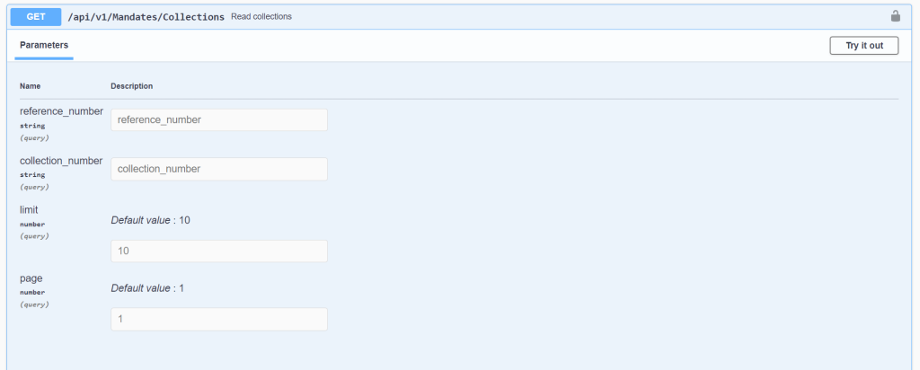 Mandates Api Endpoints