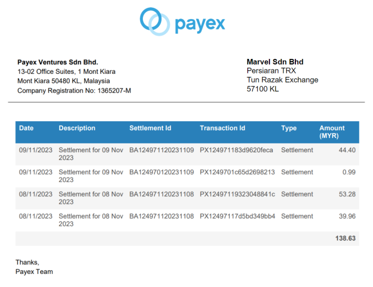 How to Check Your Settlement – Payex is now Xendit